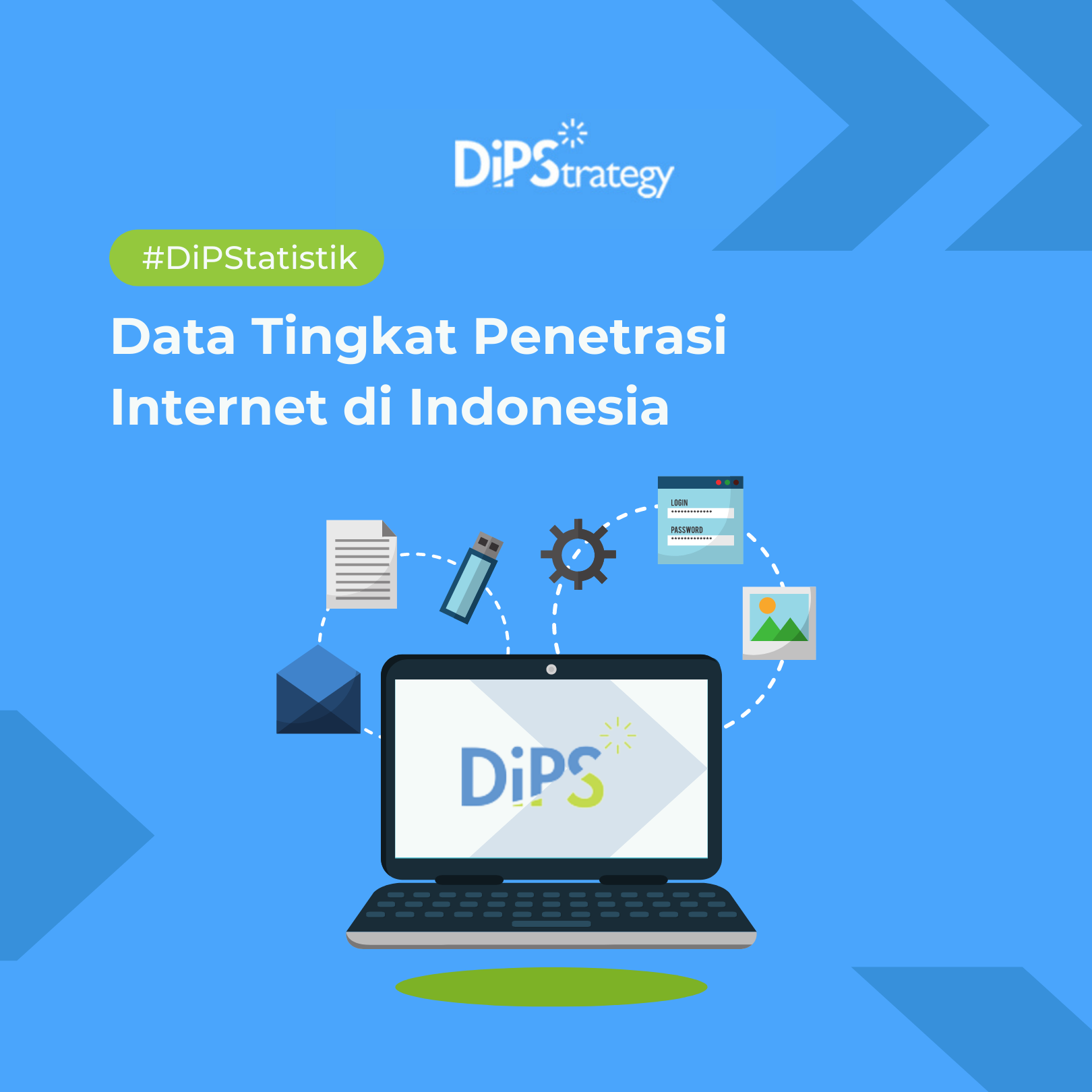 DiPStatistik Data Tingkat Penetrasi Internet di Indonesia