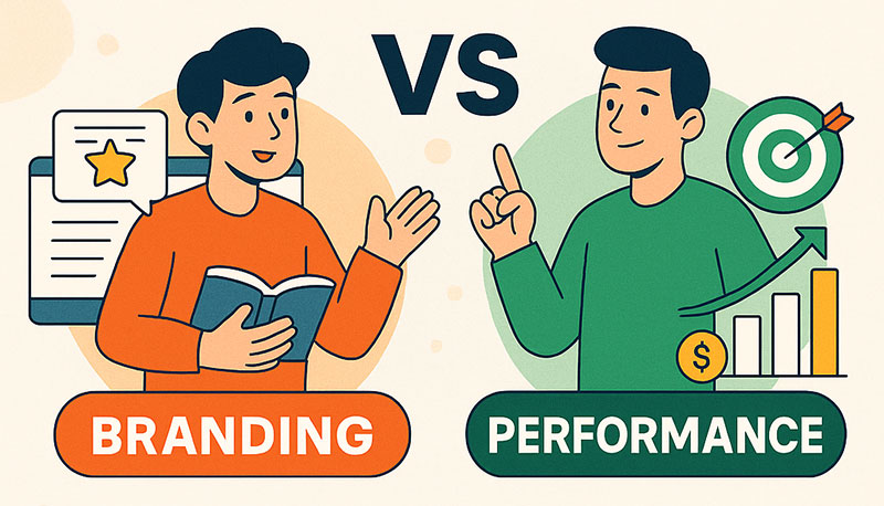 Branding vs Performance: Mana Nih yang Cocok Buat Brand lo?